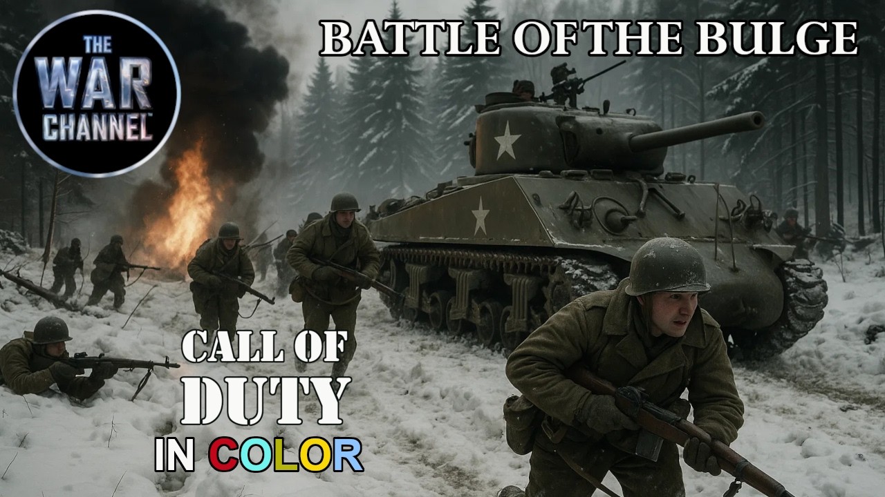 WW2 IN COLOR | Onwards, ever Onwards October – December 1944 | Call of ...