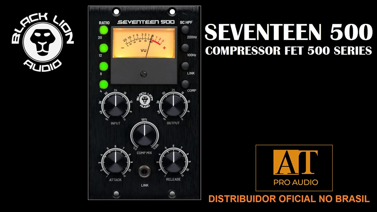 BLACK LION AUDIO SEVENTEEN 500 COMPRESSOR FET 500 SERIES - AT PROAUDIO ...