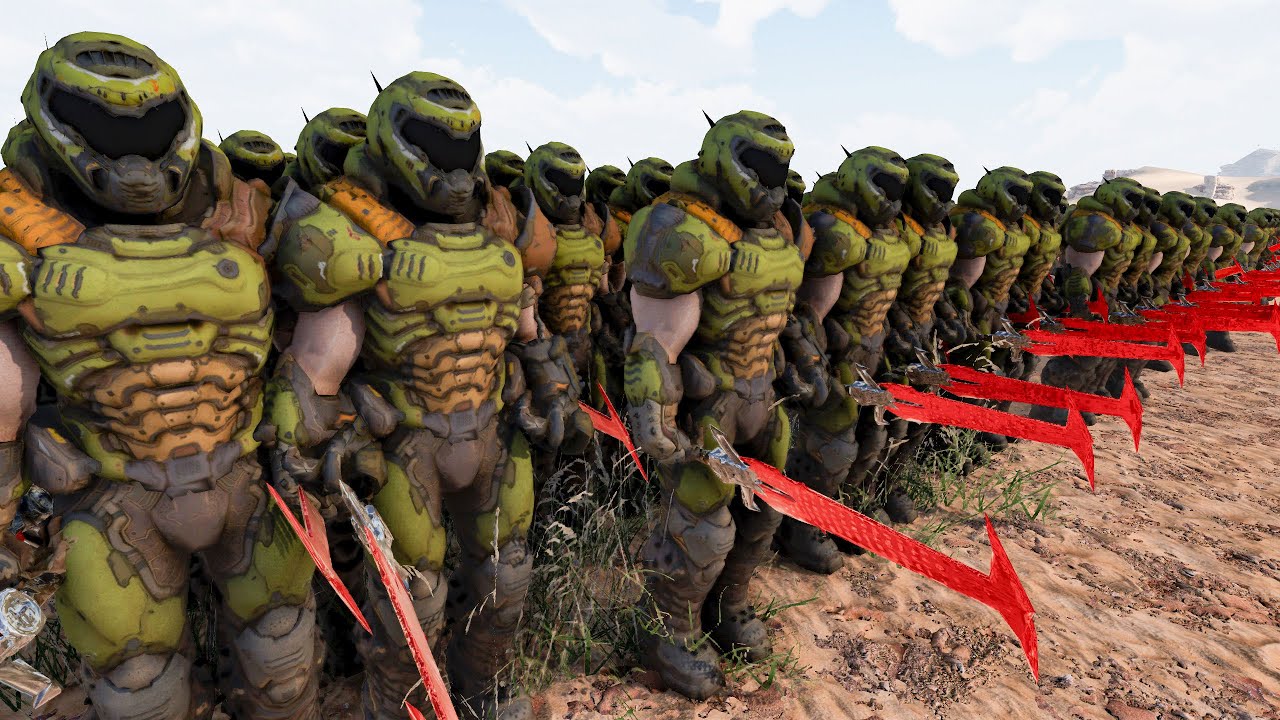 20000 Doomguy Vs 200000 Got White Walkers Soldiers Ultimate Epic Battle Simulator 2 Youtube