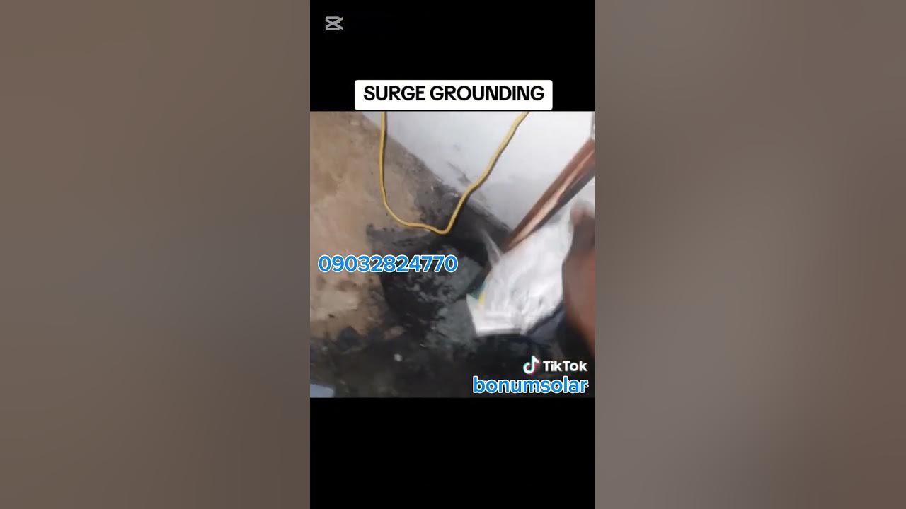 How to ground inverter surge 🤞 #viralvideo #solar #cleansolar #solarised #renewal #subscribe ...