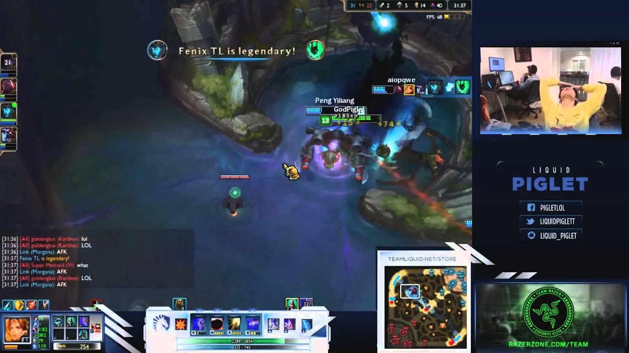 Piglet reports Doublelift after Aphromoo steals Baron - League of ...