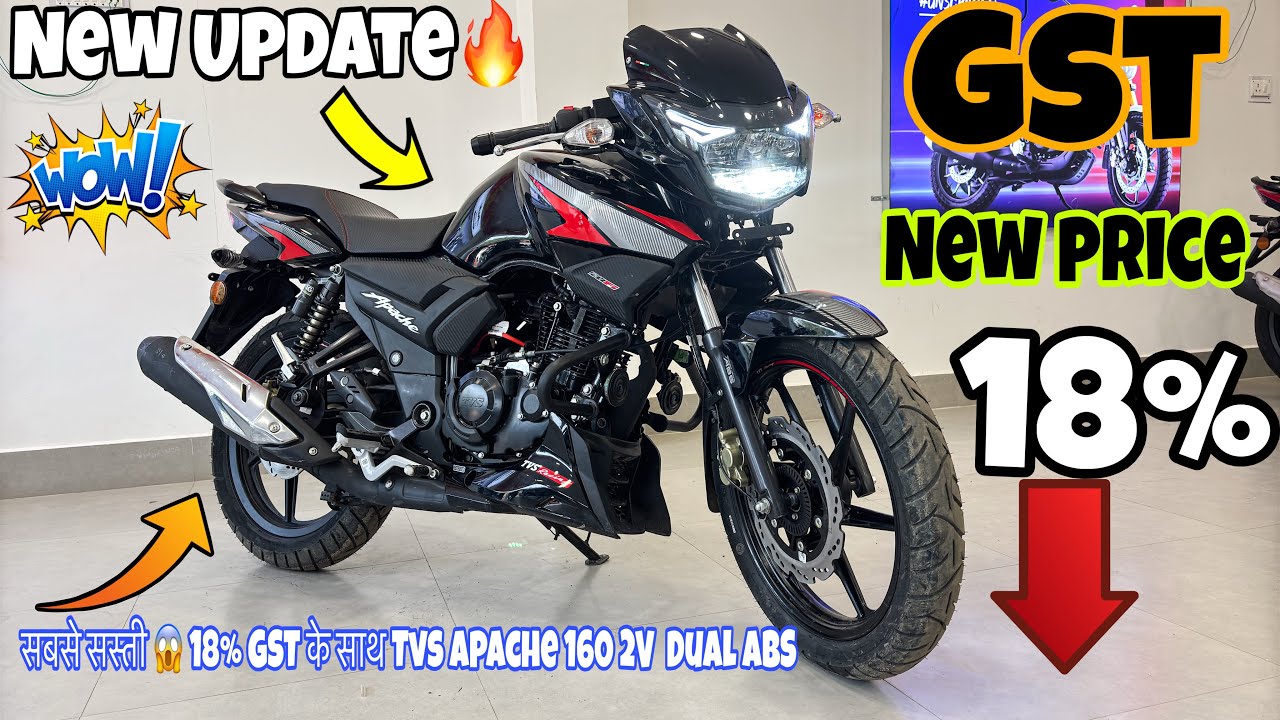 2025 TVS Apache RTR 160 2V Dual Channel ABS Model Full Review | New ...