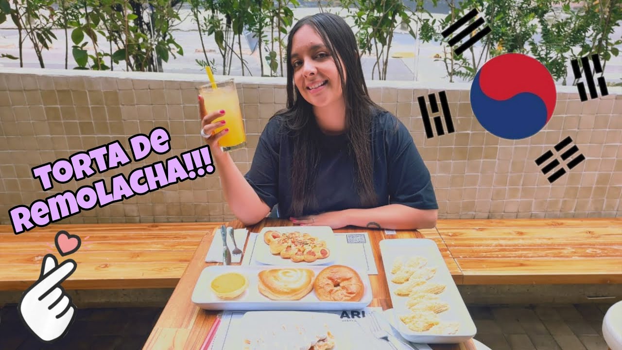 COMI el FAMOSO PAN DE FRIJOL en la PANADERIA COREANA🍞 !!! ari bakery ...