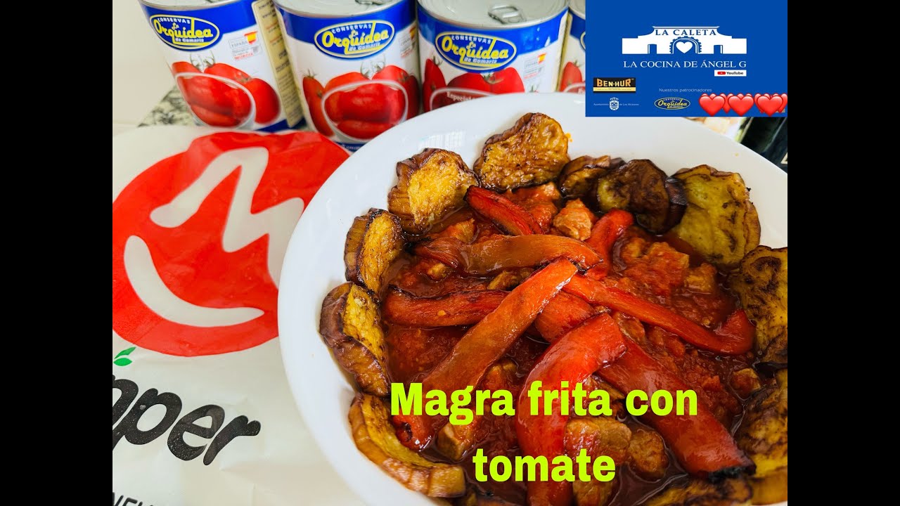 Magra frita con tomate mi receta más vista - YouTube