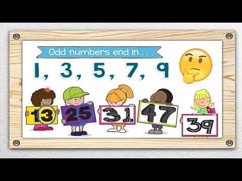 Class 3 Mathematics Even and Odd Numbers (1-- 50 ) by Saima Ramzan ...