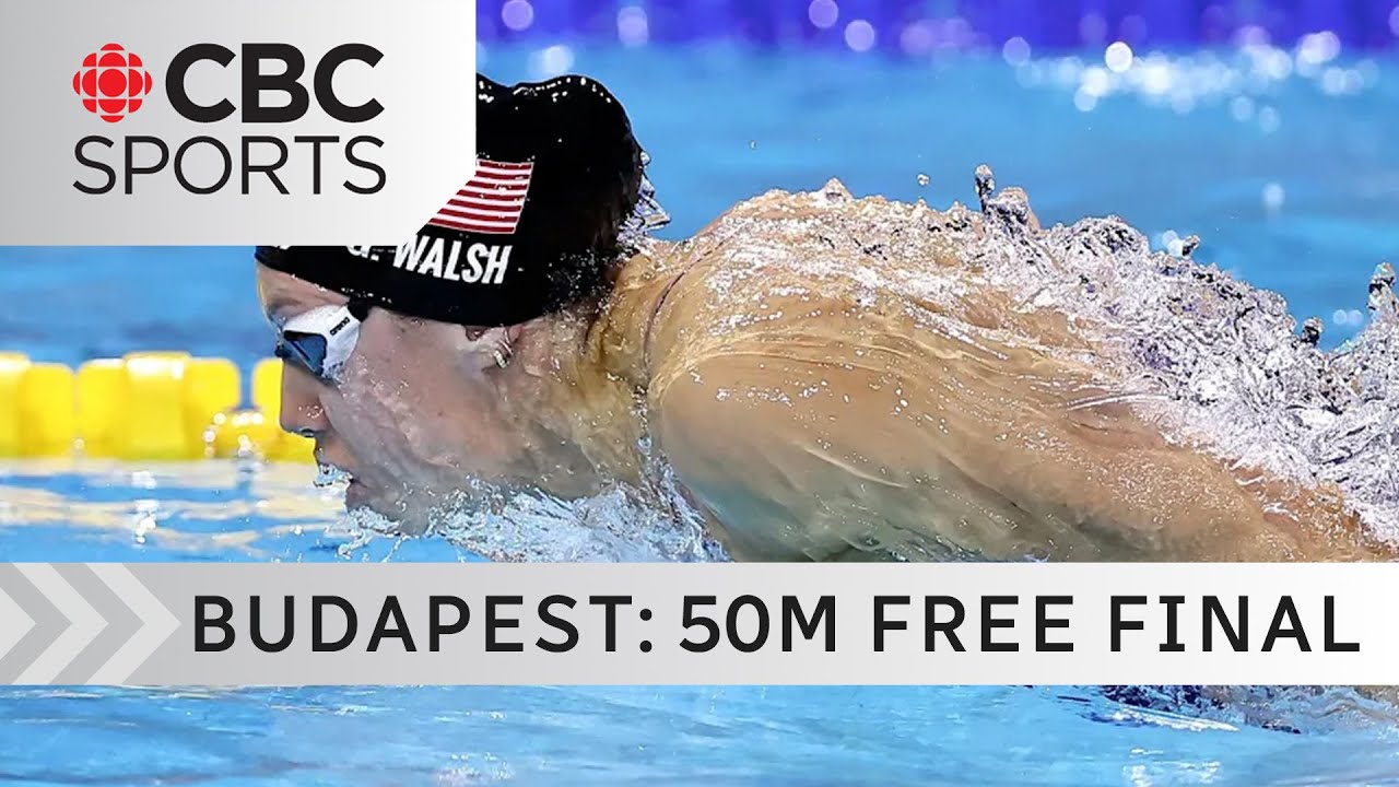 World record in the women's 50m freestyle final at short course Worlds ...