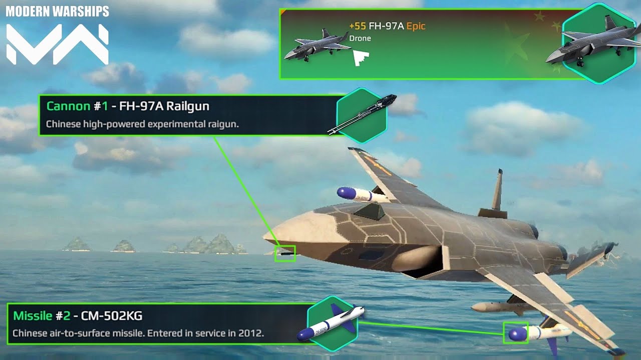 May VIP Drone FH-97A Full Review and Test | Modern Warships Alpha Test ...