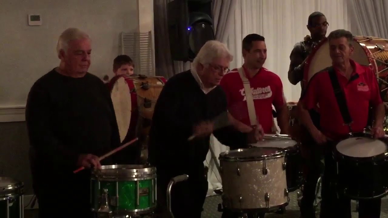 Mark Holub drum line solo - perfection! - YouTube