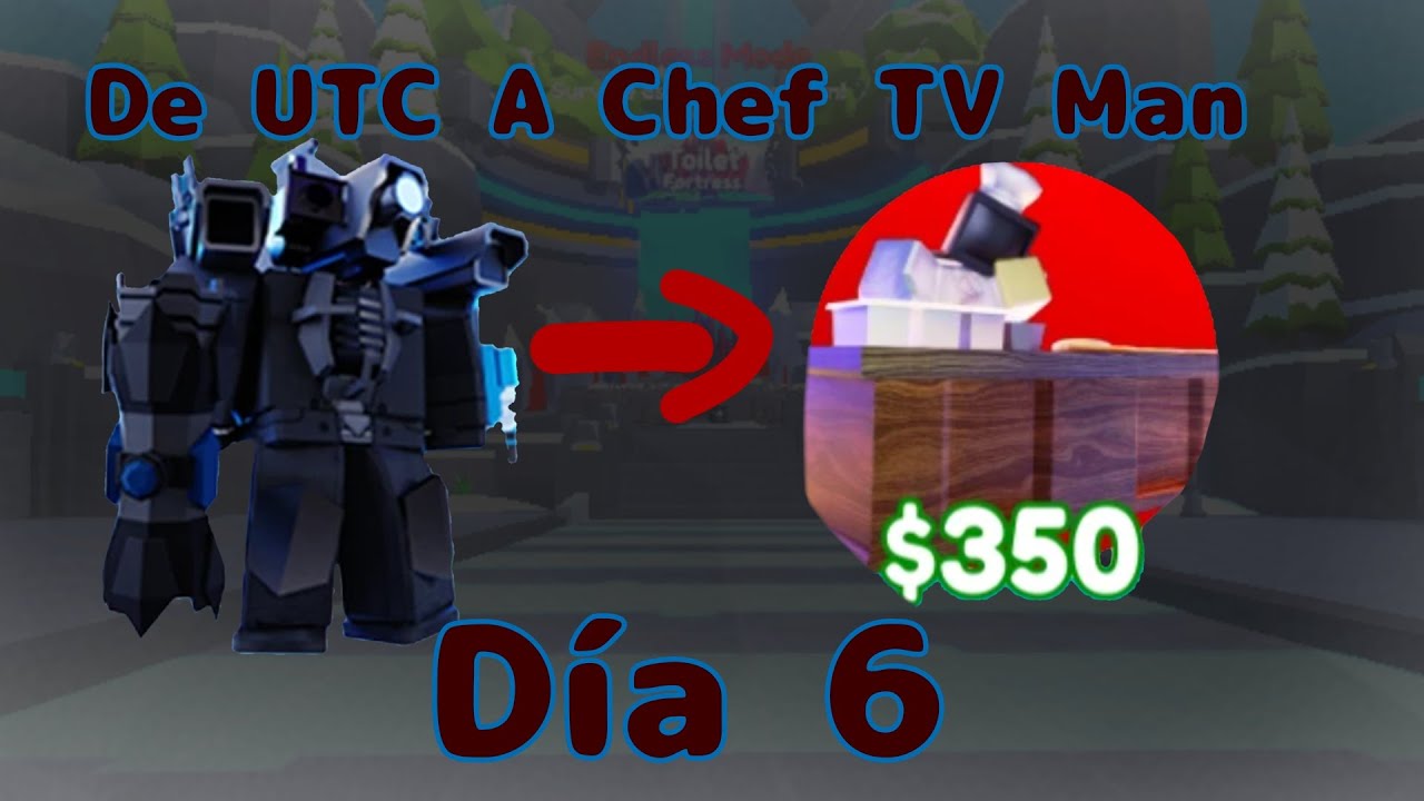 De UTC A Chef TV Man Día 6(El mandado) #chef #tvman - YouTube
