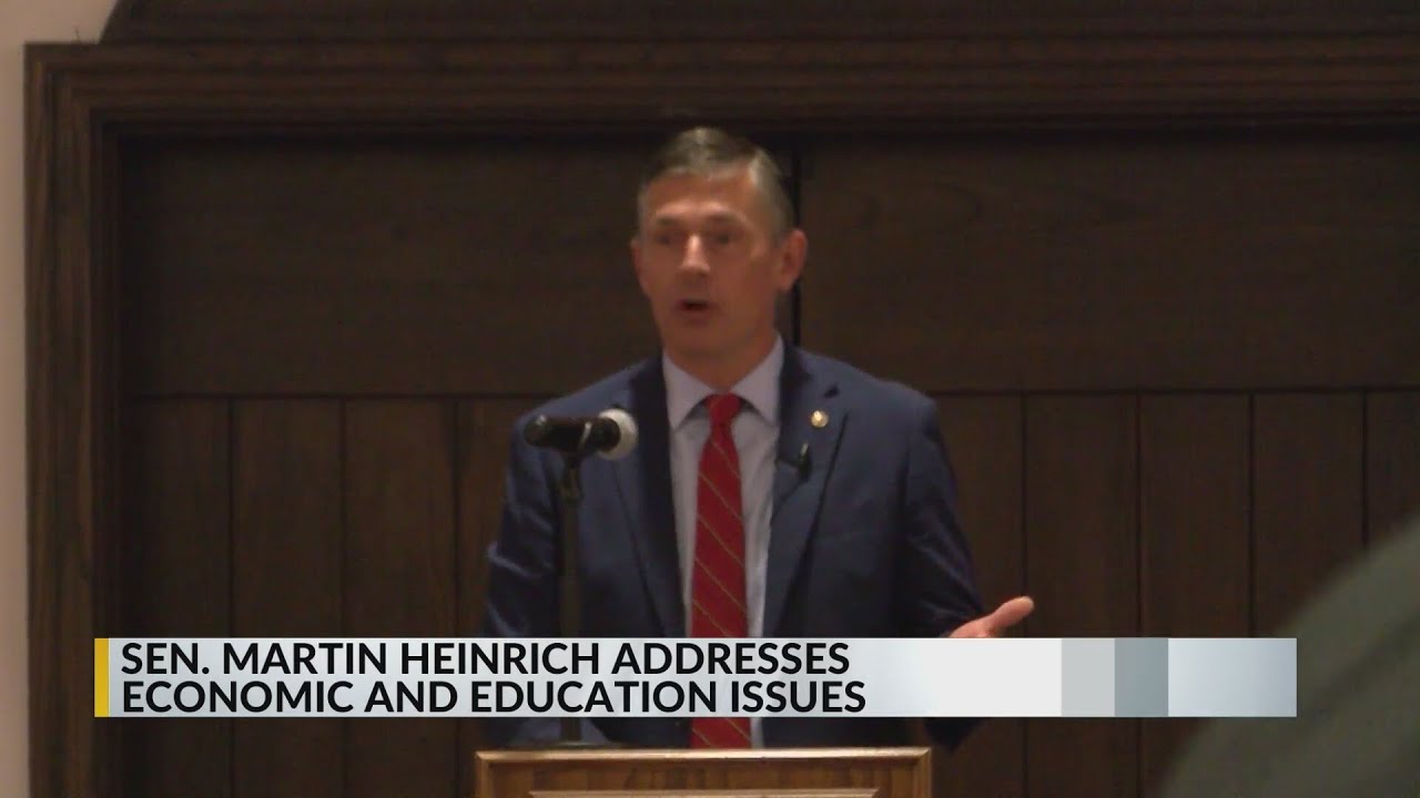 Senator Heinrich speaks on New Mexico's economic and education issues ...