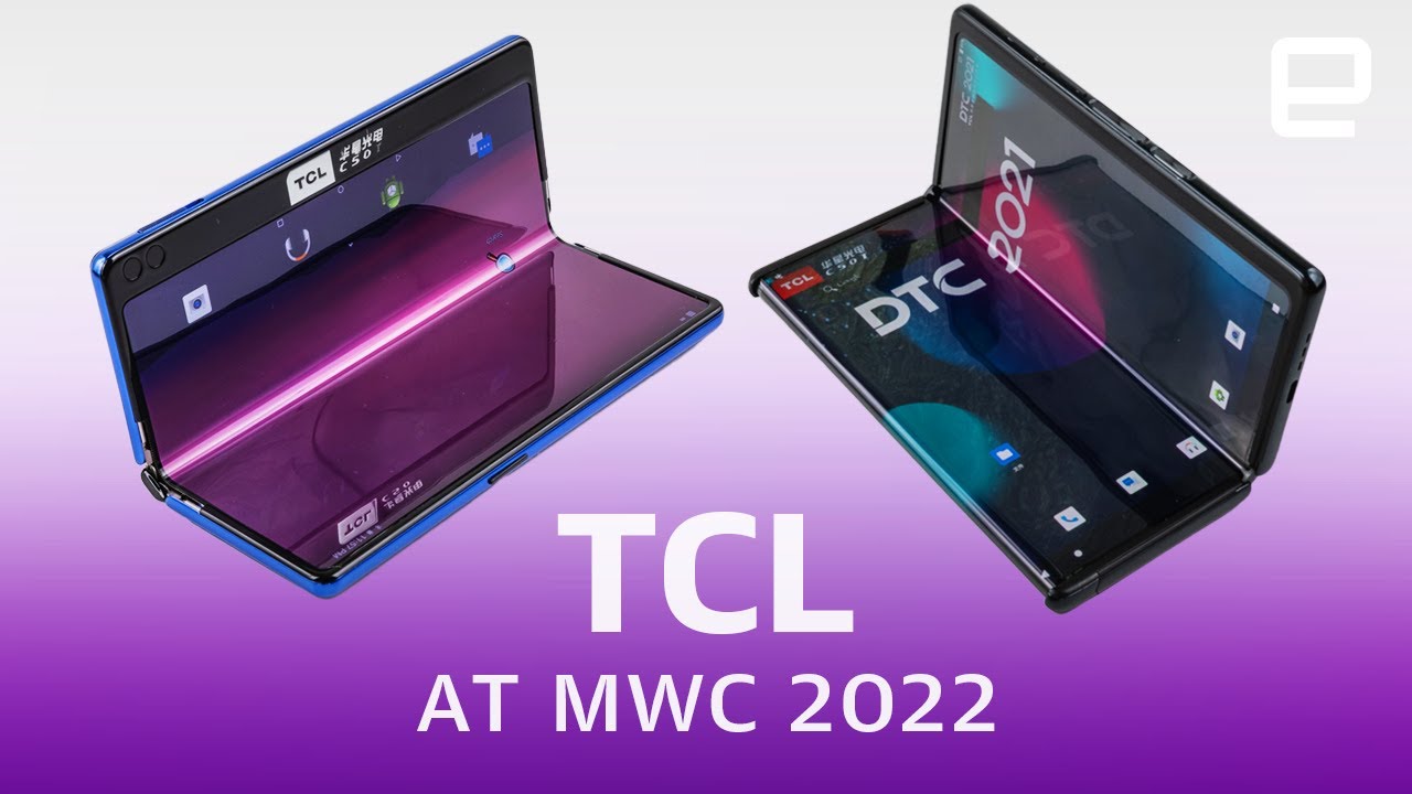 TCL foldable and rollable concept devices at MWC 2022 - YouTube