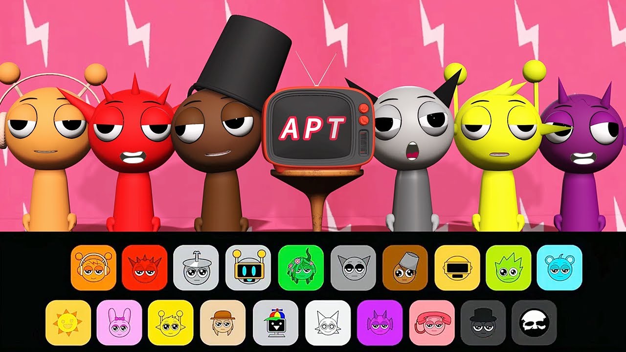 APT (Mod/Cover) - Incredibox Sprunki 3D Animation #sprunki #apt # ...