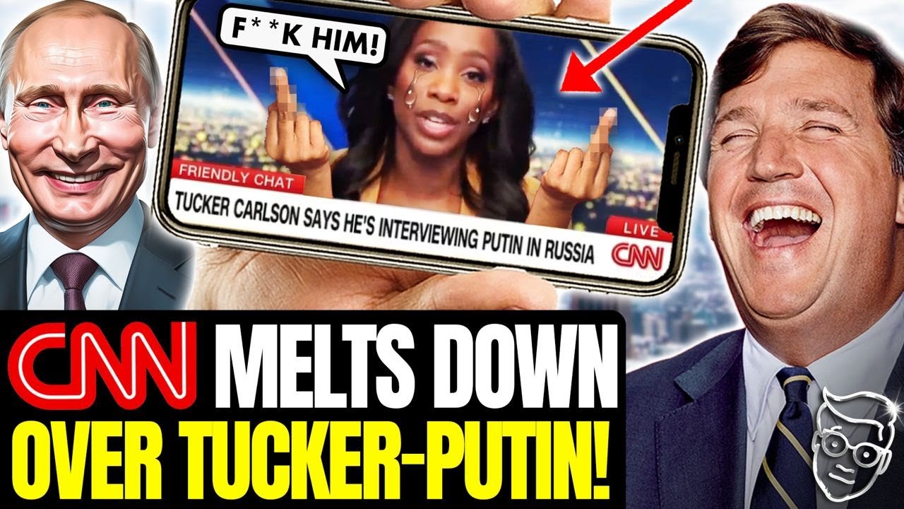 CNN Anchor has Crying, Tearful MELTDOWN On-Air Over Tucker’s Putin ...