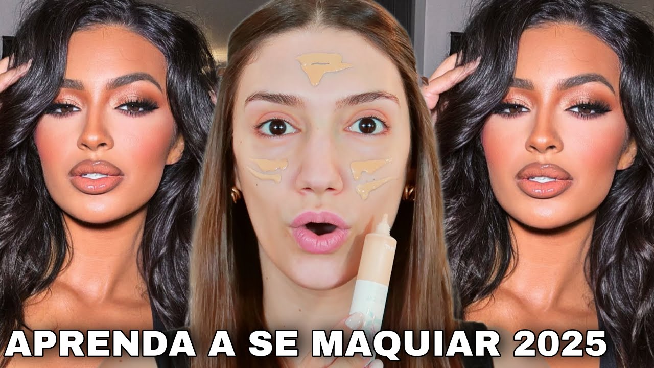 APRENDA A SE MAQUIAR EM 2025 *MAKE PARA INICIANTES EM 2025* TUTORIAL DE ...