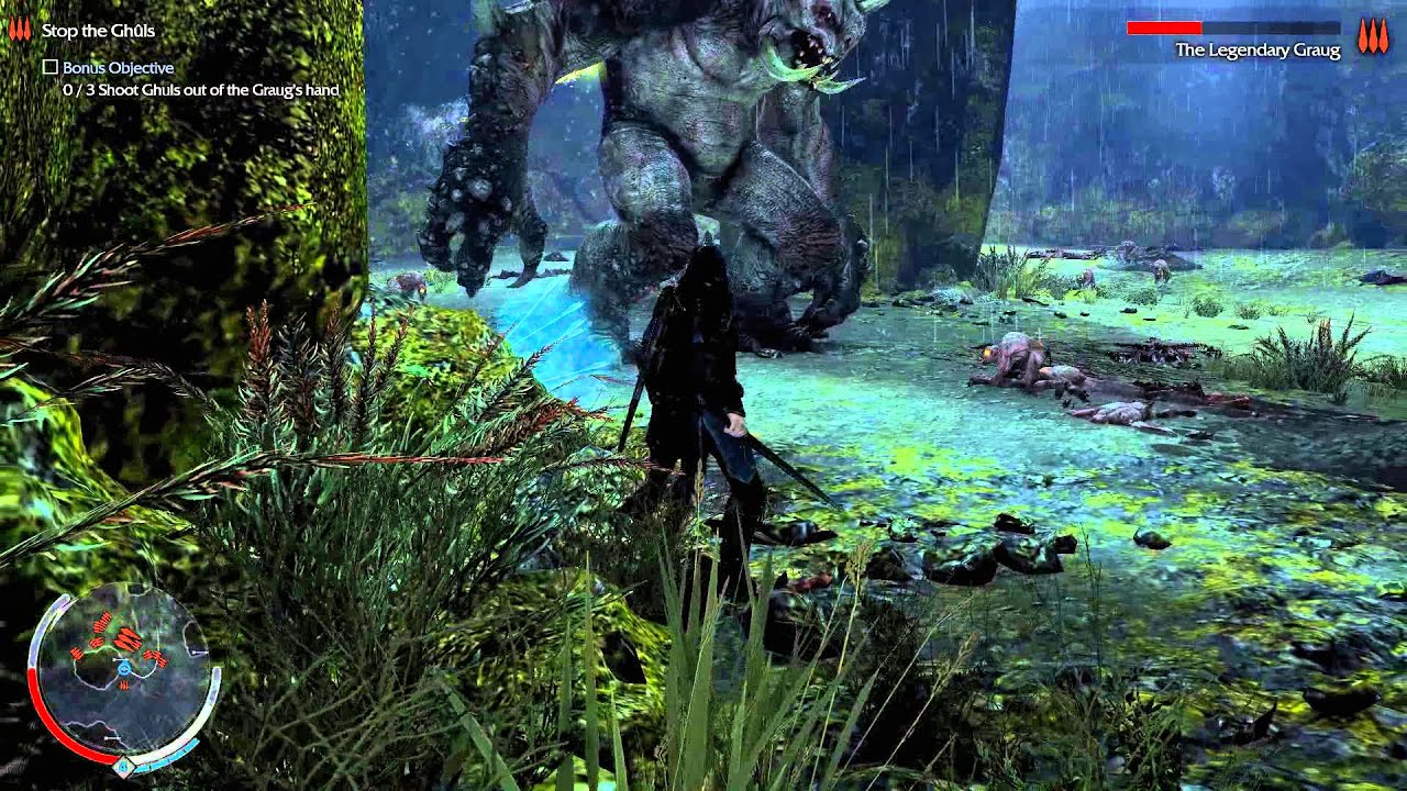 Middle Earth Shadow of Mordor Defeat the Legendary Graug - YouTube