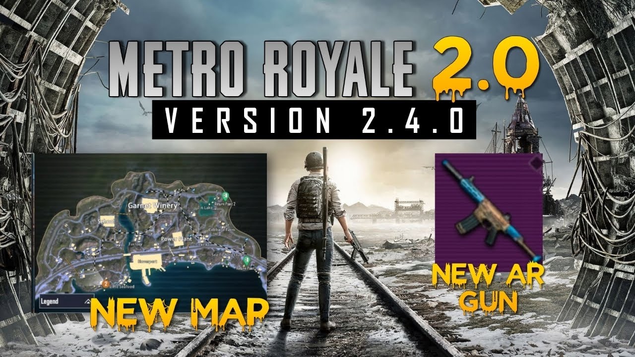 METRO ROYALE 2.0 IS HERE | PUBGMOBILE 2.4.0 UPDATE NEW MAP & GUN ...