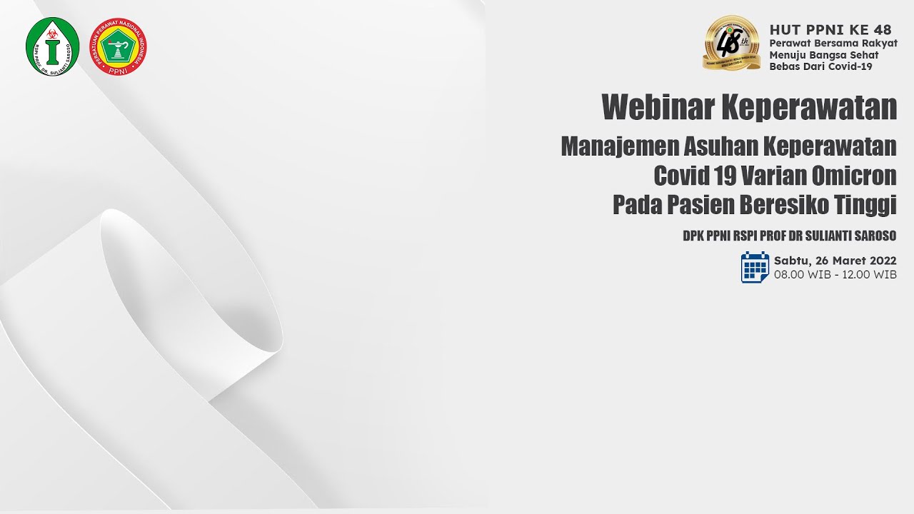 DPP PPNI RSPI SS "Manajemen Asuhan Keperawatan Covid 19 Varian Omicron ...