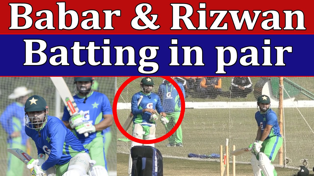 Babar Azam and Rizwan 1st Batting Practice at Islamabad club before ...