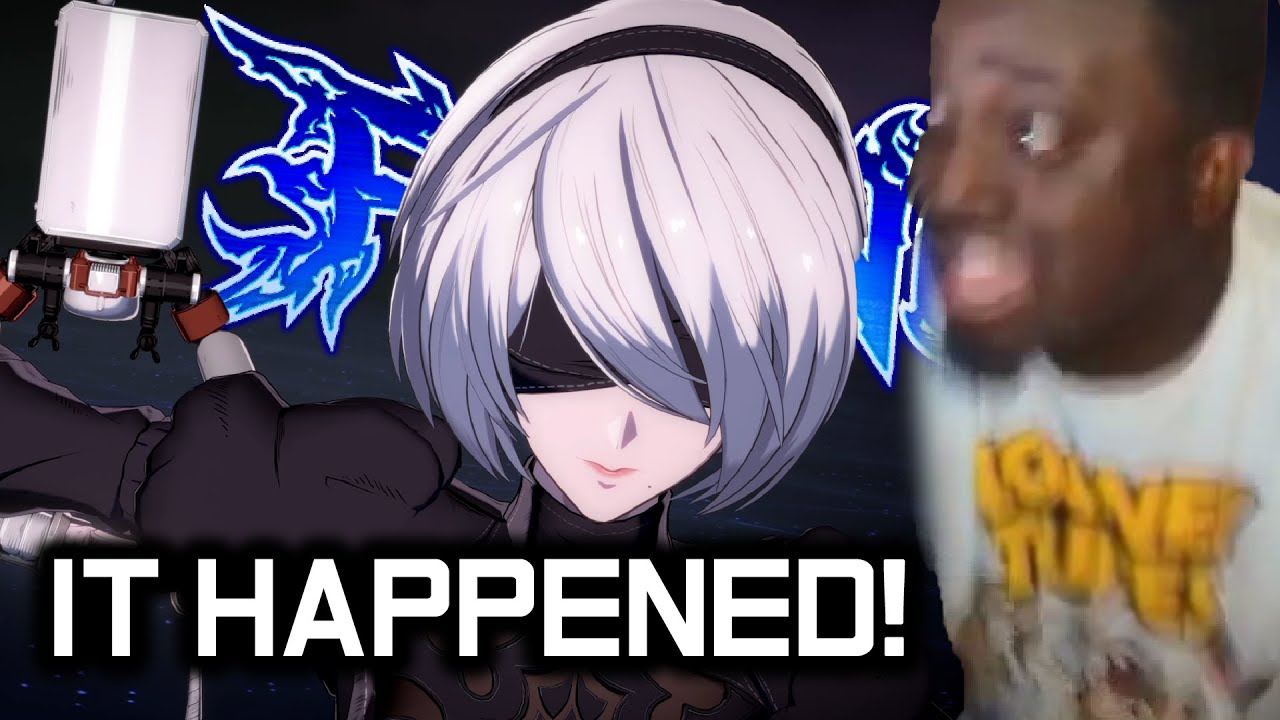 NIER 2B ALMOST MADE ME DESTORY MY SETUP! GBVSR 2B Trailer Reaction ...