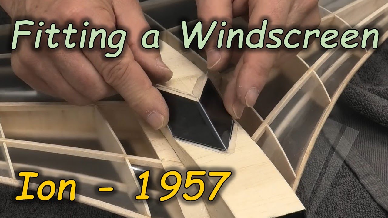 Ion 1950's Futuristic Flying Wing - Pt12: Fitting the Windscreen - By O ...