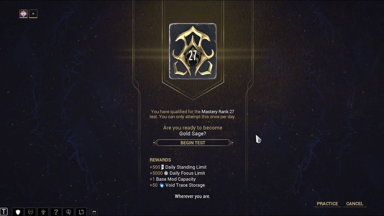 Warframe Mastery Rank 27 Test Guide & Completion | Tips and Tricks to ...