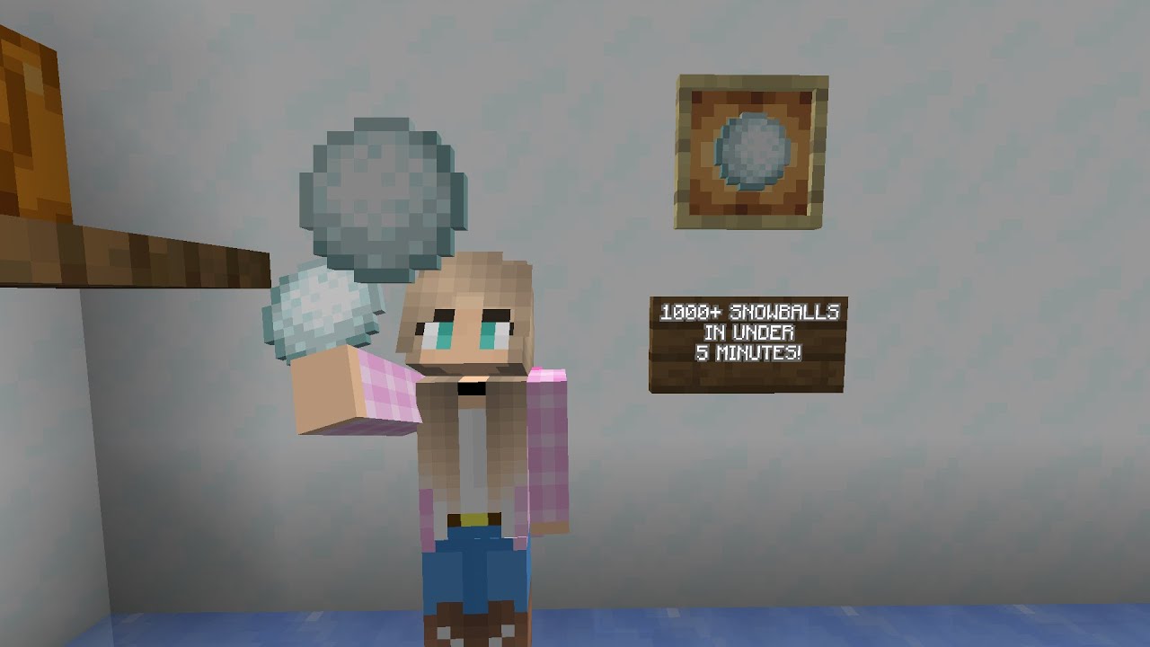 How to Build a Easy Snow Farm in Minecraft! - YouTube