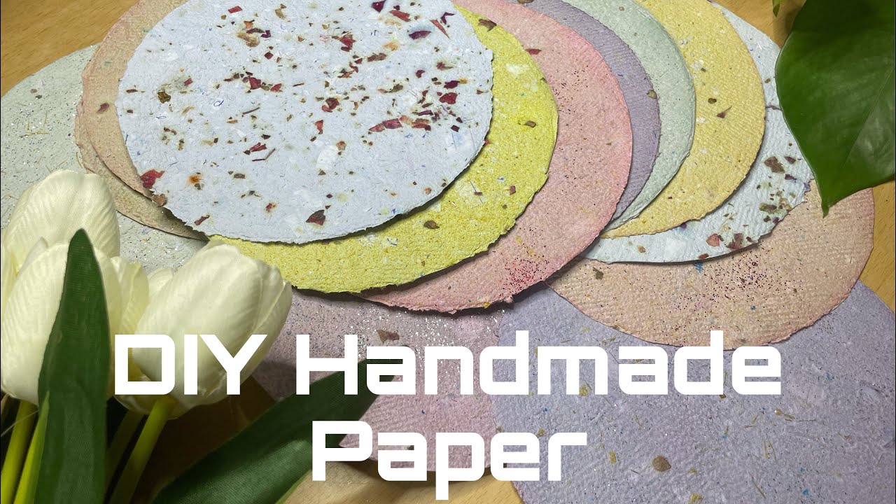 DIY Handmade Paper - YouTube