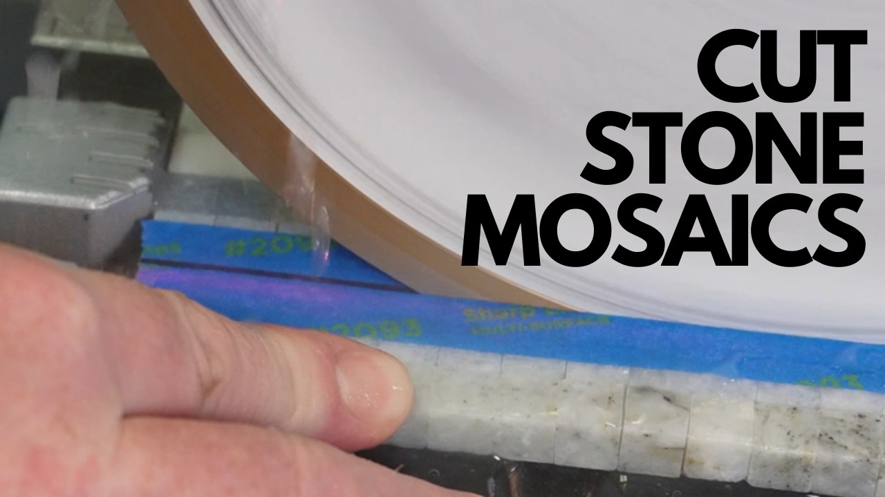 DIY Stone Mosaic Tile Cutting: Beginner-Friendly Tutorial - YouTube