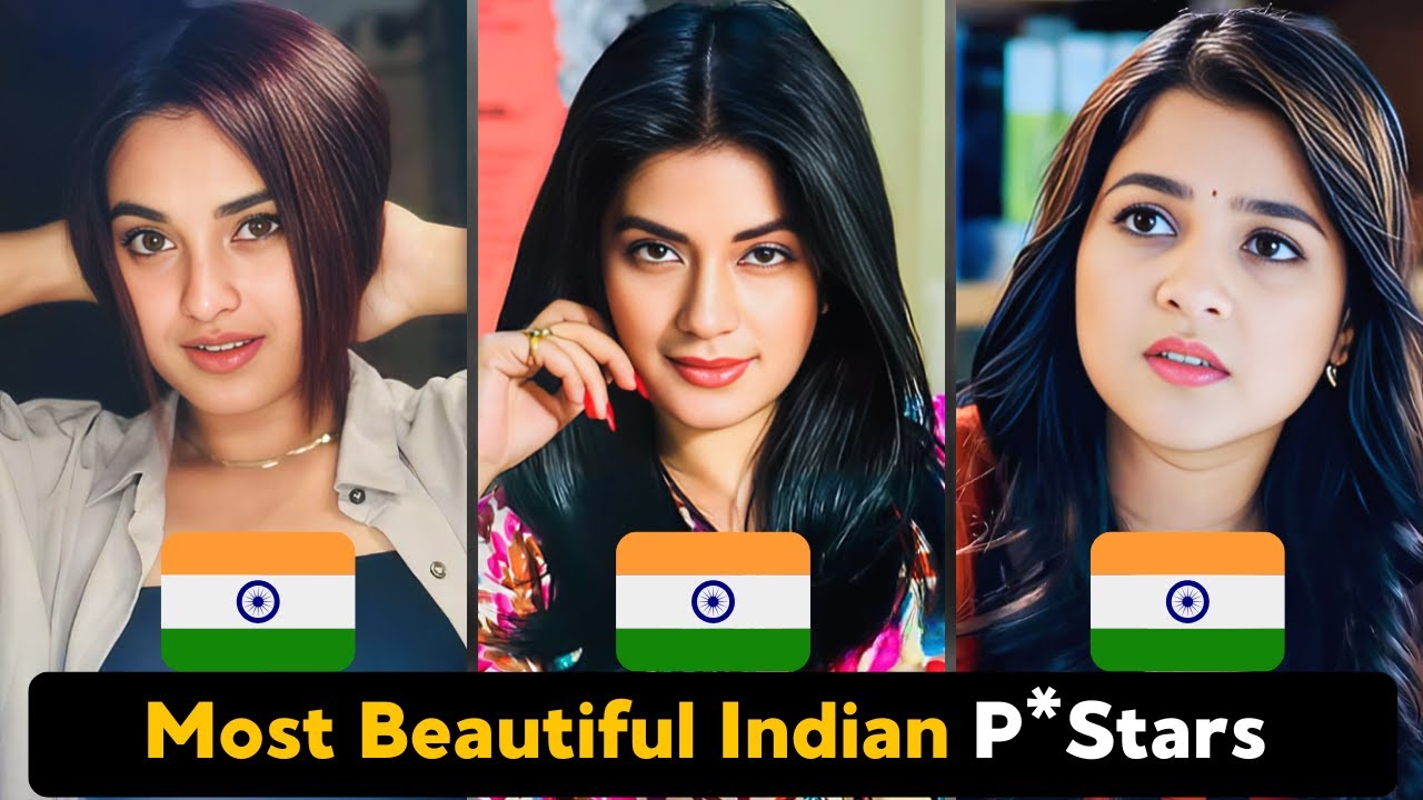 Top 10 Most Beautiful Indian P*Stars in 2025 - YouTube