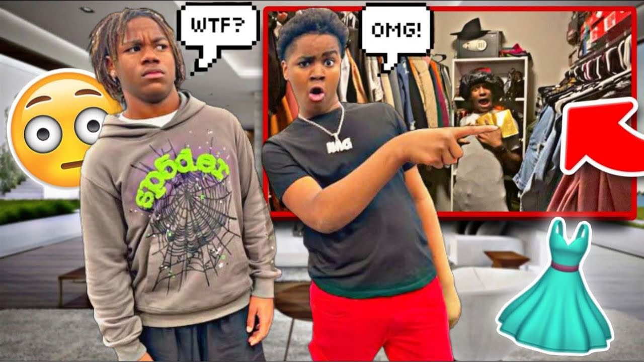 WE CAUGHT TALAN DRESSED IN HIS MOTHER CLOTHES (OUR FRIENDSHIP IS OVER ...