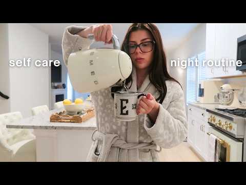 SPEND A SELF CARE NIGHT WITH ME 🤍🫧 | VLOG | pms/period remedies