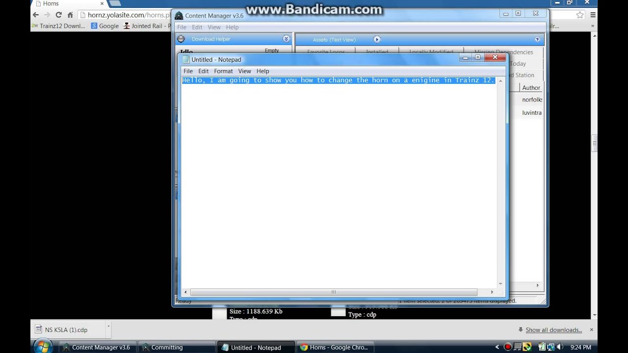 Trainz Horn Tutorial - YouTube