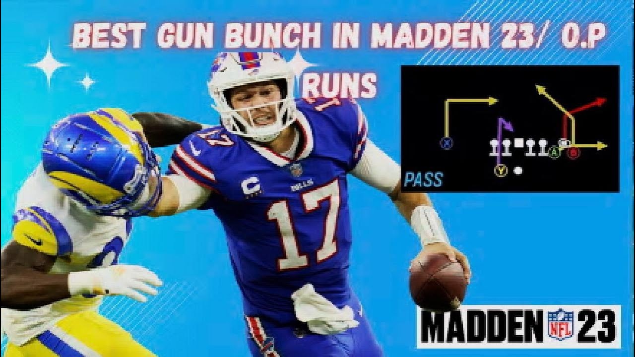 🏈Best Gun Bunch in Madden 23/o.p runs/ Madden 23 - YouTube