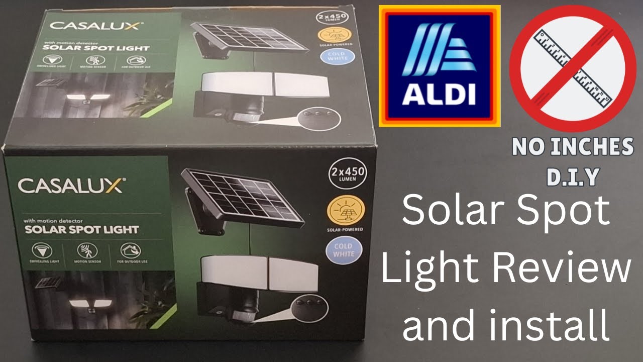 Aldi Spot Light upgrade CASALUX with motion sensor - YouTube