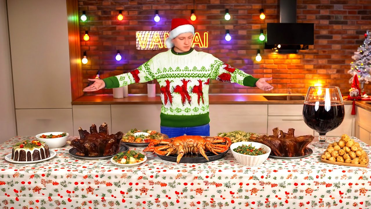 Bữa tối Giáng sinh đắt nhất với giá $1850 | Trứng Cá Muối | Con Ốc Sên | Cua Hoàng Đế VANZAI ...