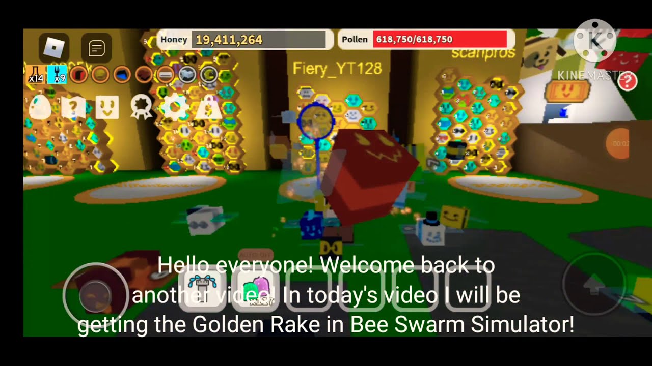 Getting the Golden Rake! || Bee Swarm Simulator! - YouTube
