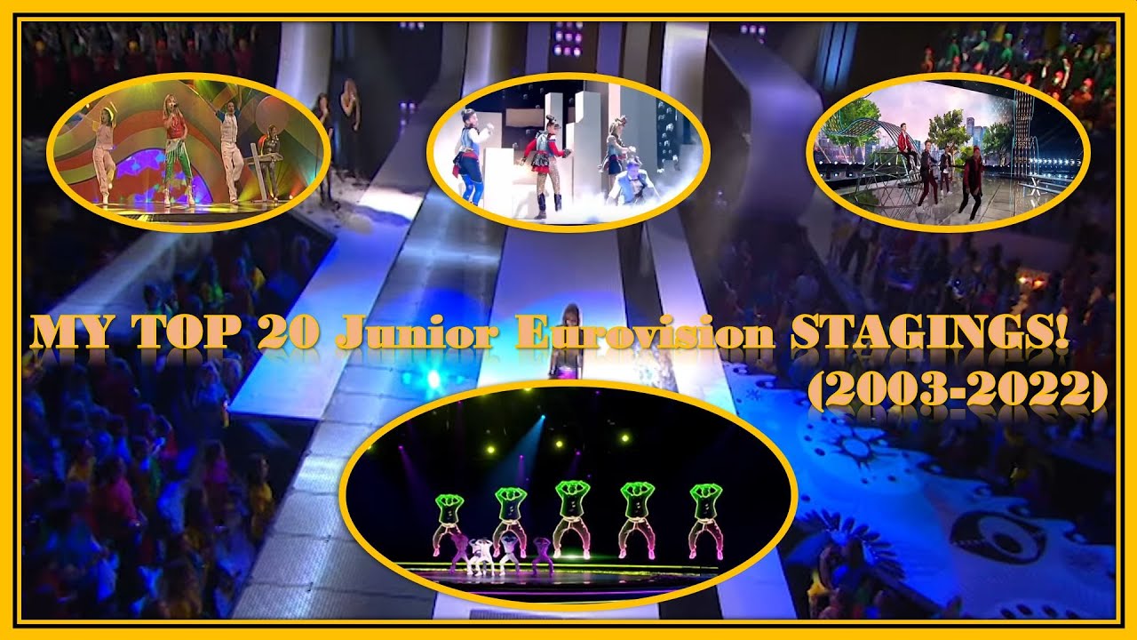 MY TOP 20 Junior Eurovision STAGINGS! (2003-2022) | JESC - YouTube