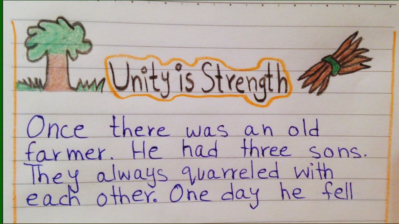 Unity is Strength Short Story | A Farmer and his sons story | Moral ...