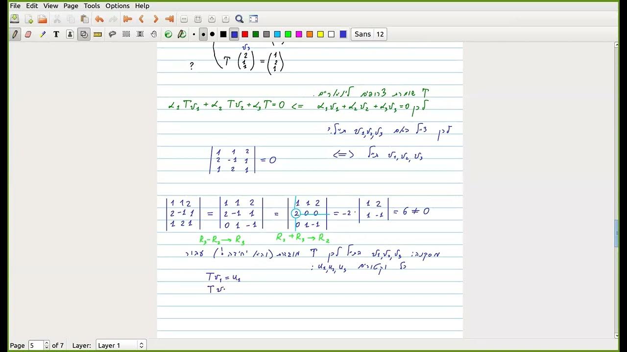 lin alg b matrix of linear map 578206b22 - YouTube