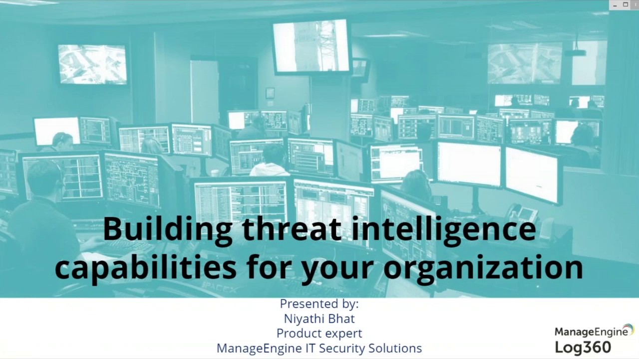 Building threat intelligence capabilities of your organization - YouTube