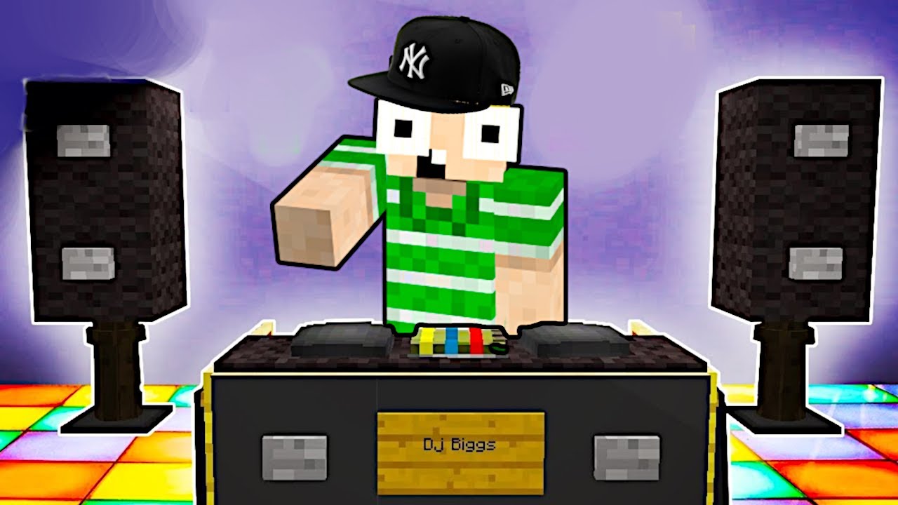 Jeg Arbejder Som DJ i Minecraft!! - YouTube