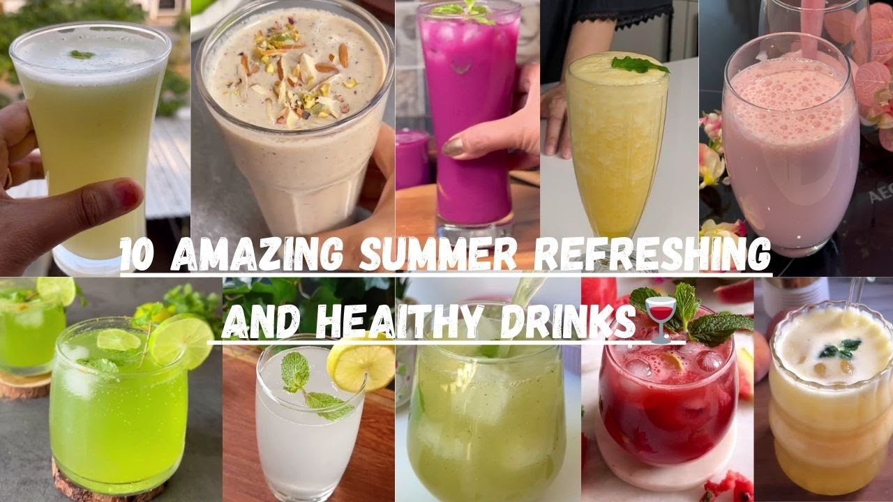 10 Amazing Summer Drink🍷 /try this summer season 😋 - YouTube