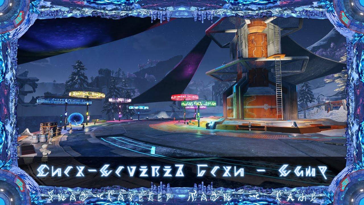 PSO2 NGS Music : Snow-Covered Town - Camp - Night - YouTube