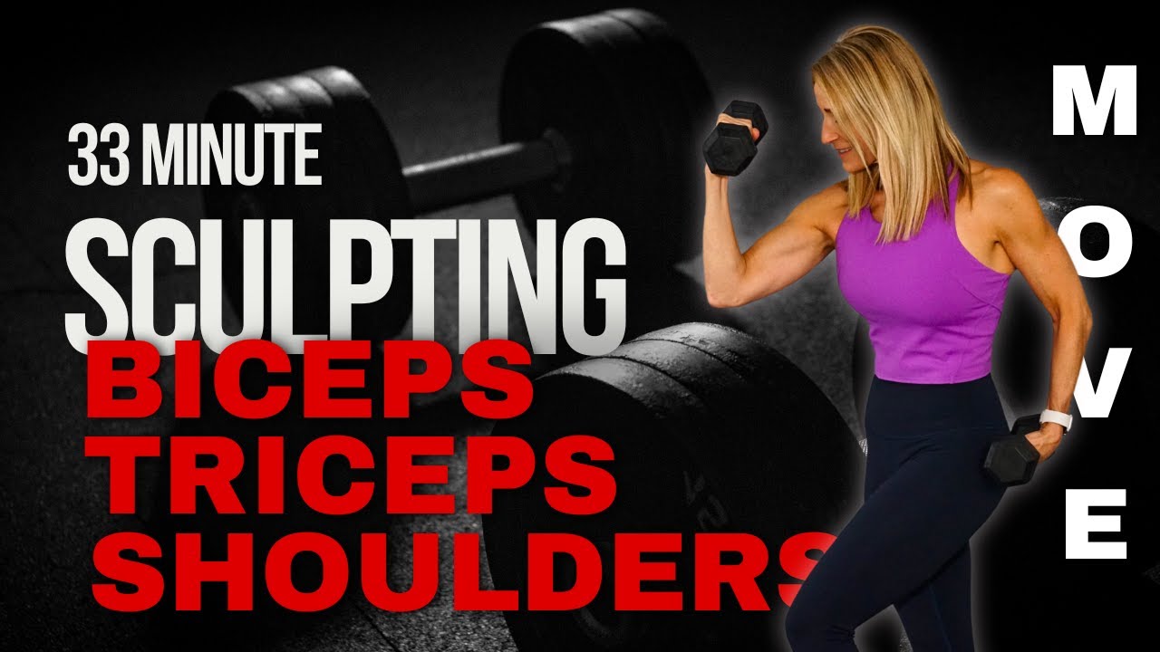 33 Minute Sculpting Arm Circuit | Biceps, Triceps, Shoulders - YouTube