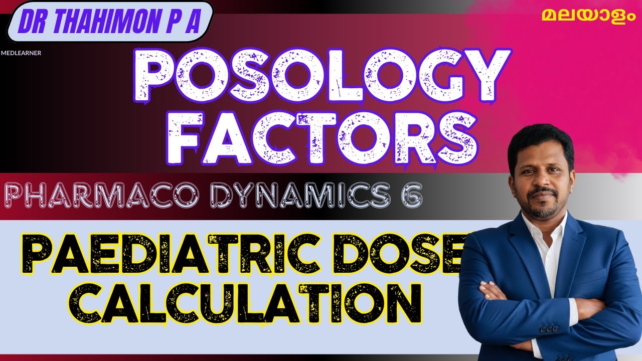 Posology Factors Affecting Posology Pediatric Dose calculation ...
