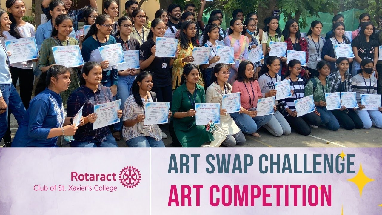 Art Swap Challenge || Art Competition || Rotaract Club of St. Xavier's ...
