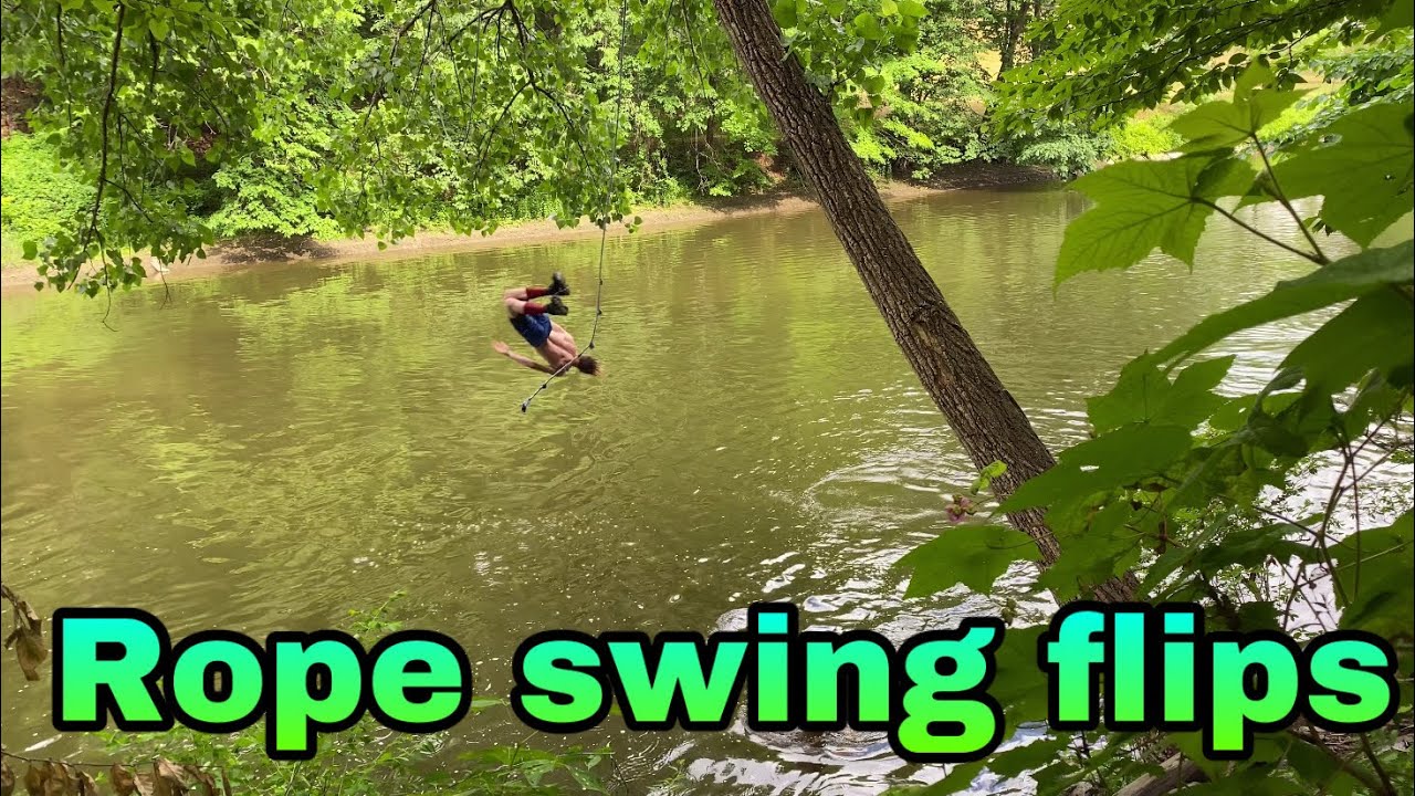 Rope swing tricks!!!!!!!! - YouTube