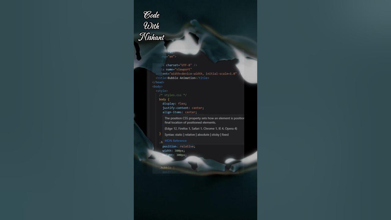 Create Stunning Bubble Css Effects Shorts Bubblecss Webdesign Csseffects Shorts Youtube