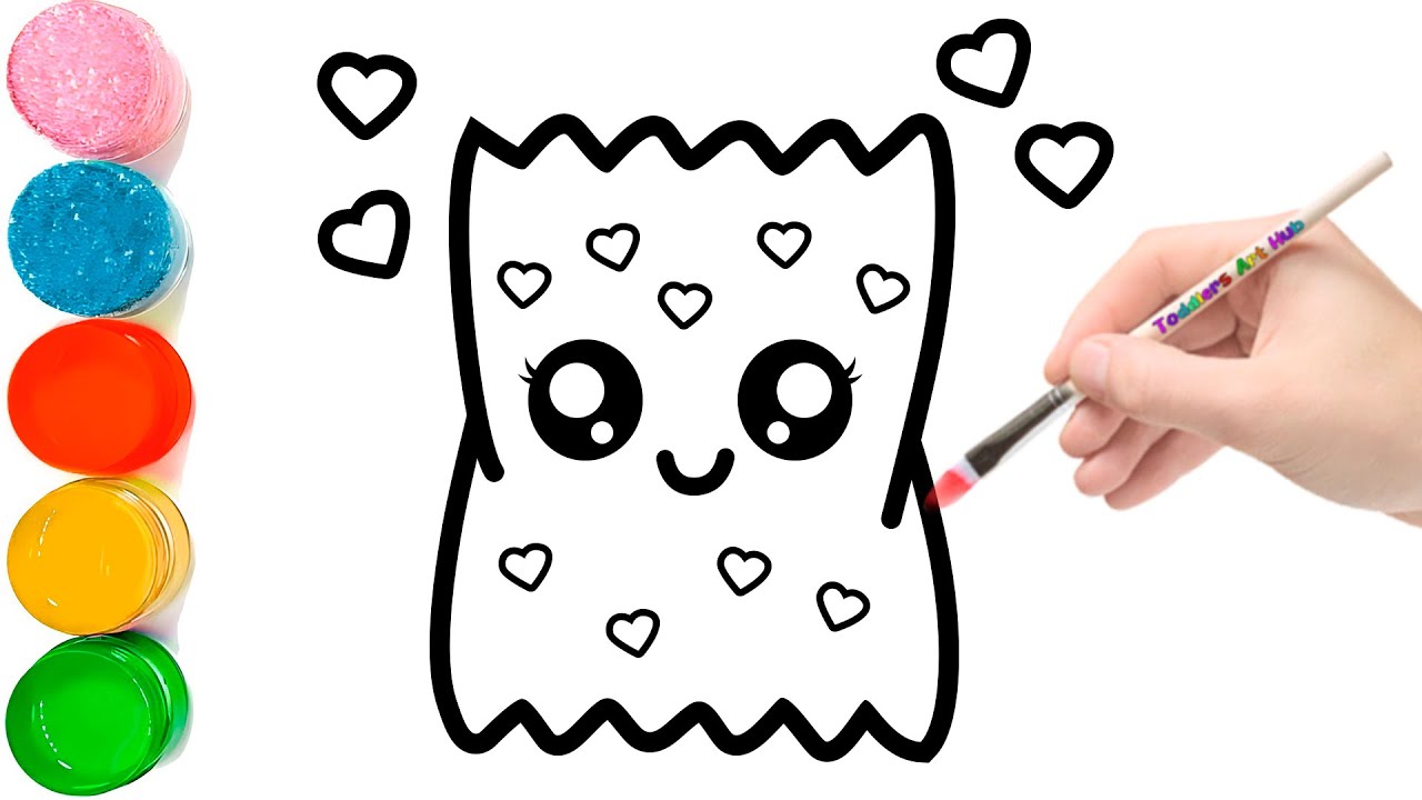 HOW TO DRAW A CUTE CANDY EASY STEP BY STEP | KAWAII CANDY DRAWING - YouTube