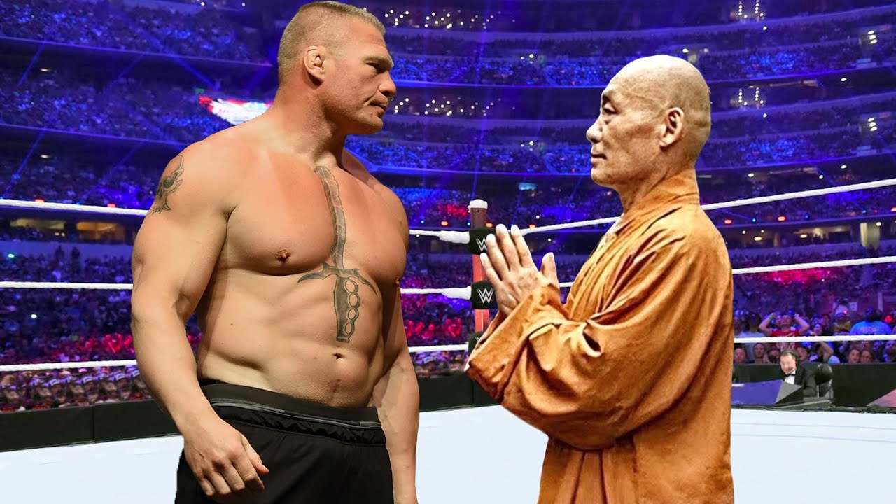 FULL SEGMENT - WWE 2k23 Brock Lesnar vs Shin Yan Bin - YouTube